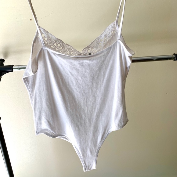 Primark | Tops | White Lace Bodysuit | Poshmark